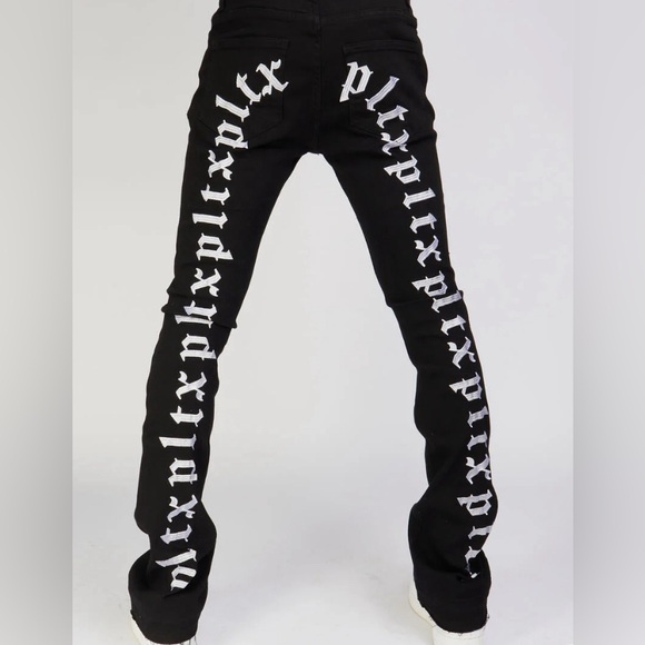 Polotics | Pants | Politics Jeans Embroidered Skinny Stacked Flare In ...